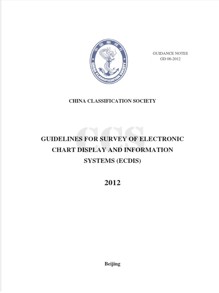 Guidelines For Survey of Electronic Chart Display and Information ...