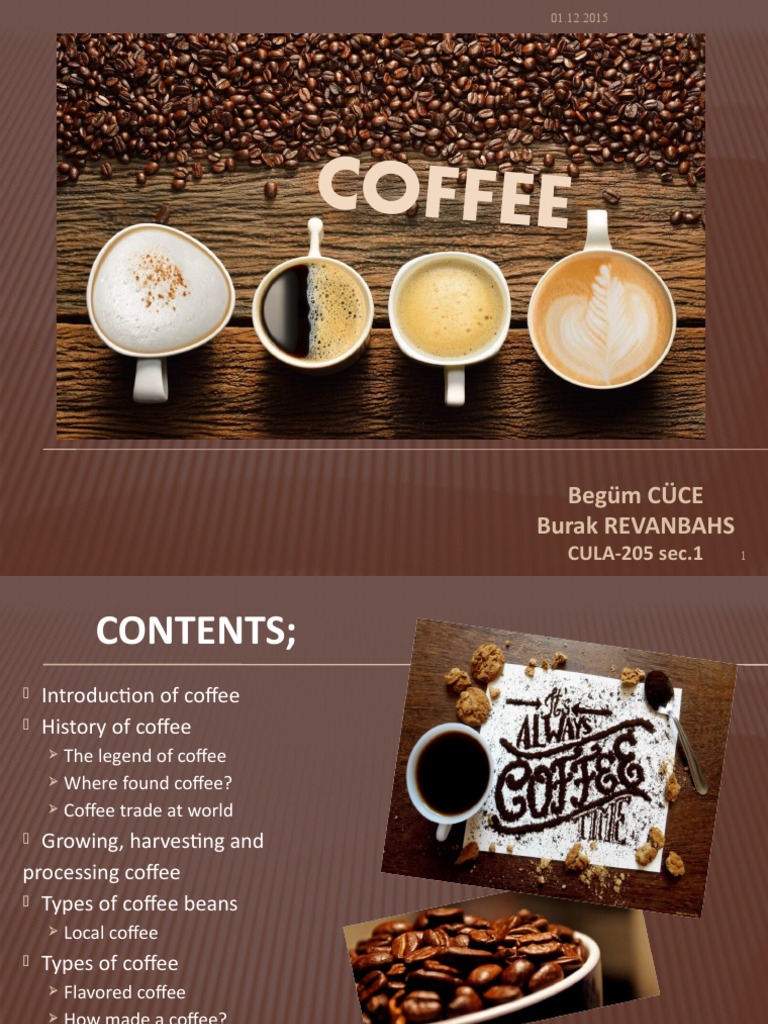 Coffee Presentation | PDF | Coffeehouse | Coffee