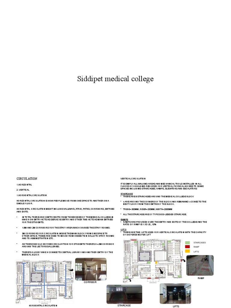 Siddipet Medical College | PDF | Elevator | Stairs