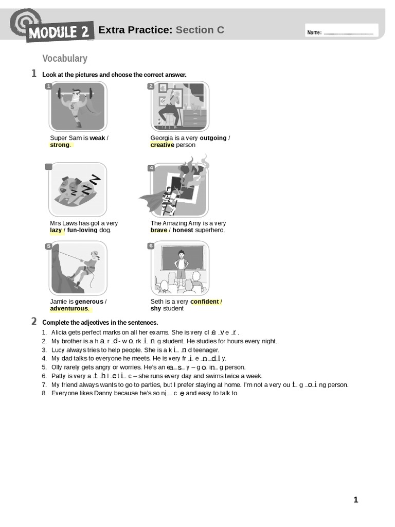 Module 2 Extra Practice C | PDF