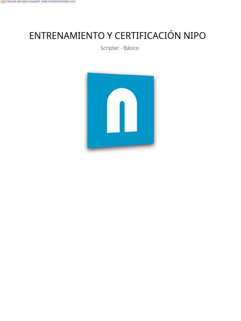 NIPO - TC - ODIN - Scripter-Basic en Español | PDF | Cuestionario | Software