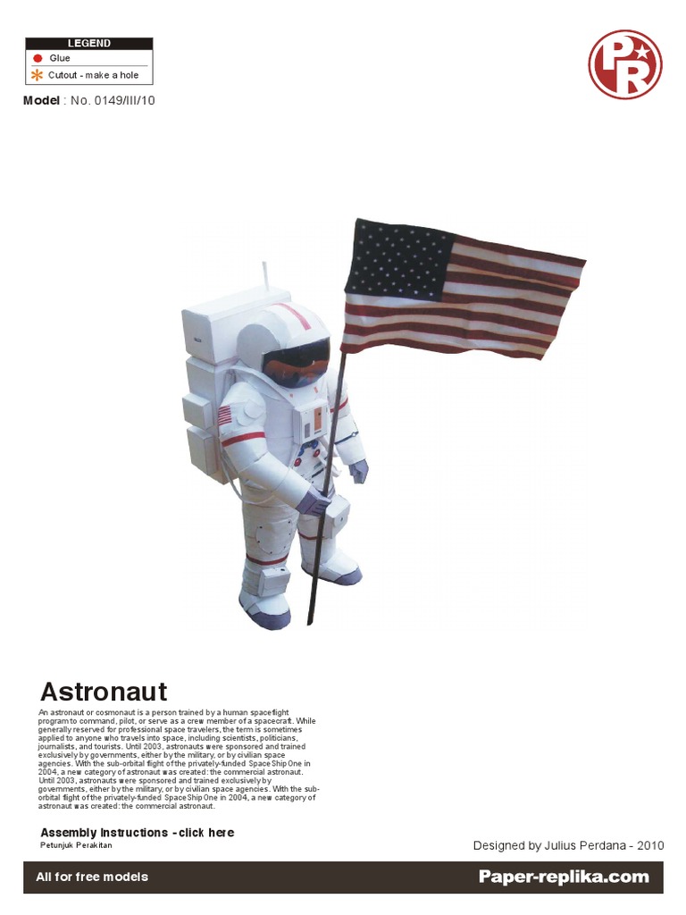 Astronaut Paper PDF | PDF | Astronauts | Private Spaceflight