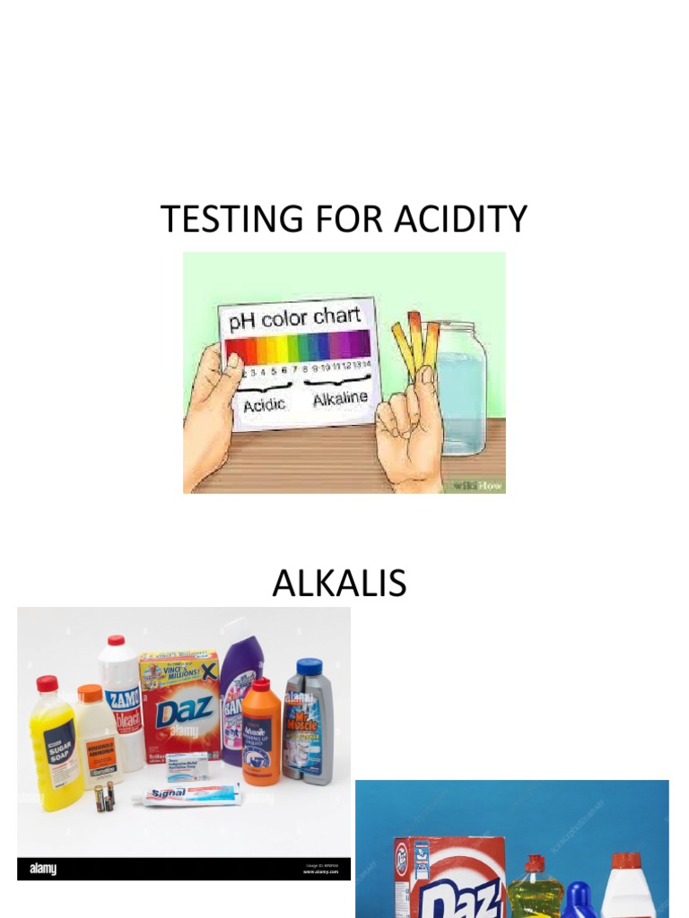 Testing For Acidity | PDF