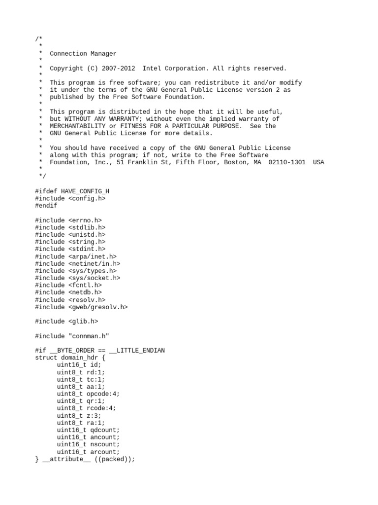 Dnsproxy | Download Free PDF | Pointer (Computer Programming) | Domain Name System