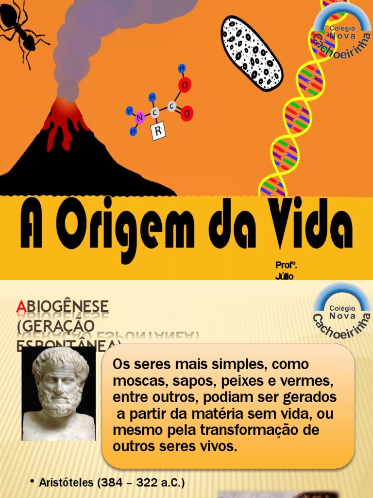 Origem Da Vida | PDF | Abiogênese | Vida