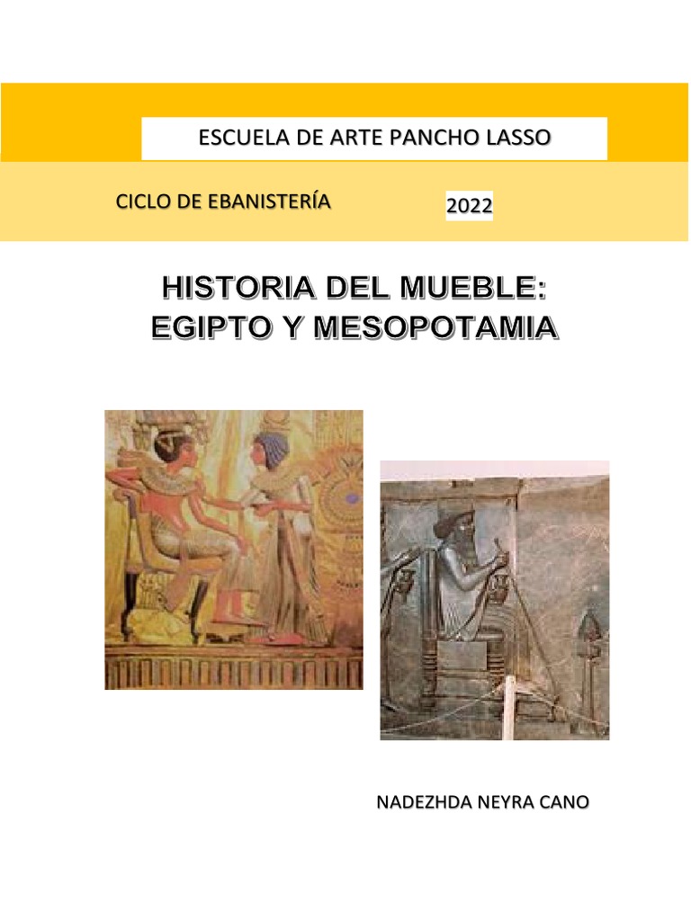 Egipto y Mesopotamia | PDF | Mesopotamia | Cama Egipto y Mesopotamia | PDF | Mesopotamia | Cama