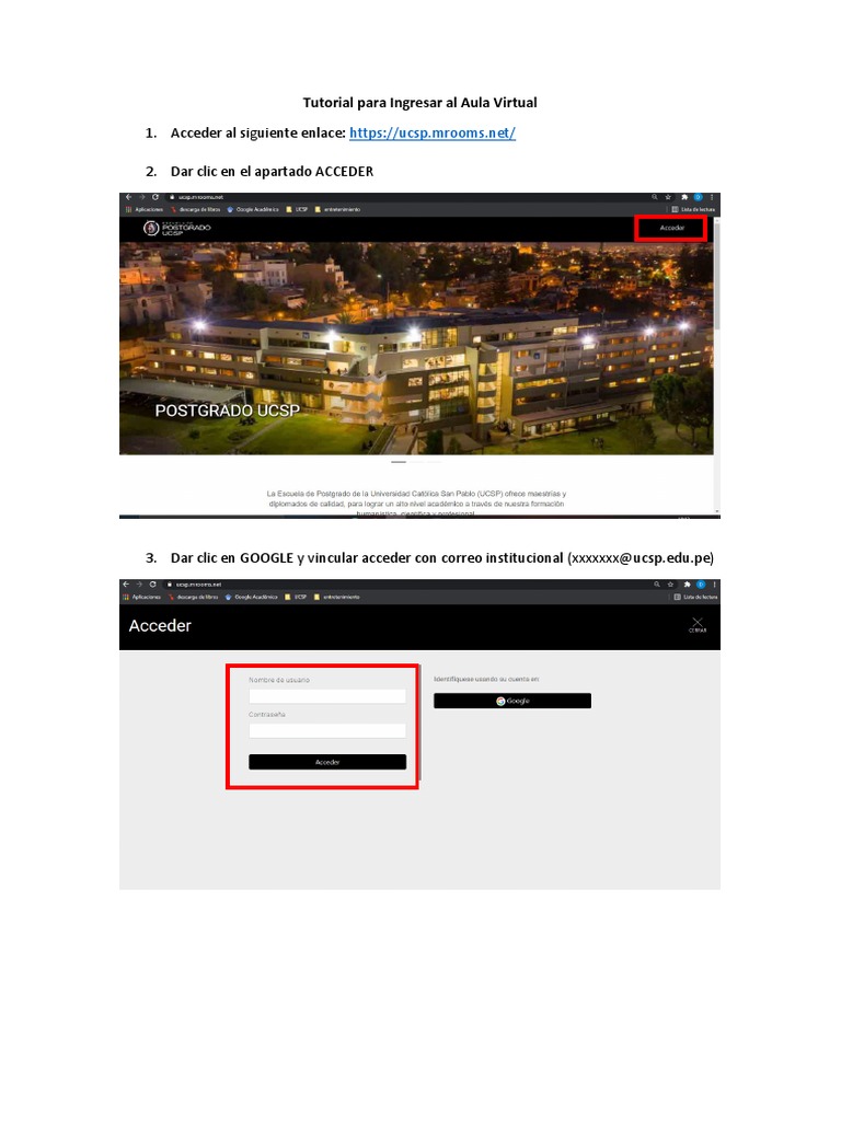Tutorial - Aula Virtual y Grabaciones | PDF