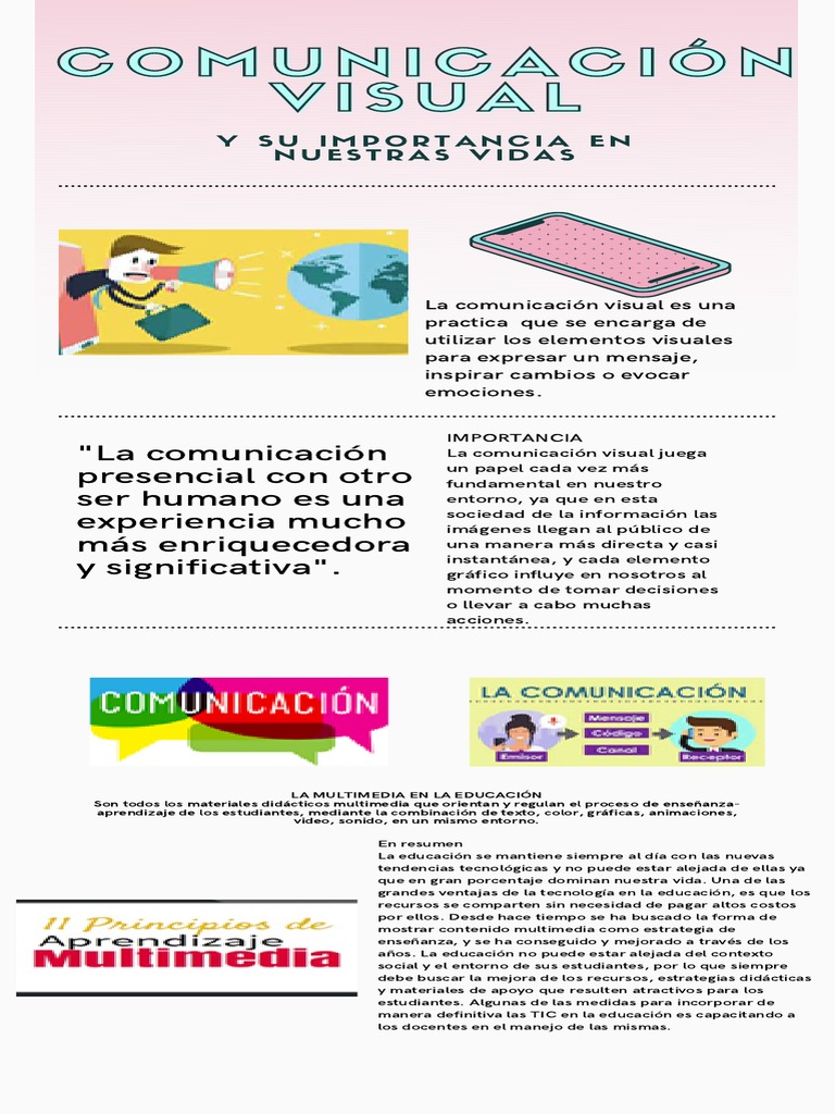 COMUNICACIóN VISUAL | PDF | Enseñando | Multimedia