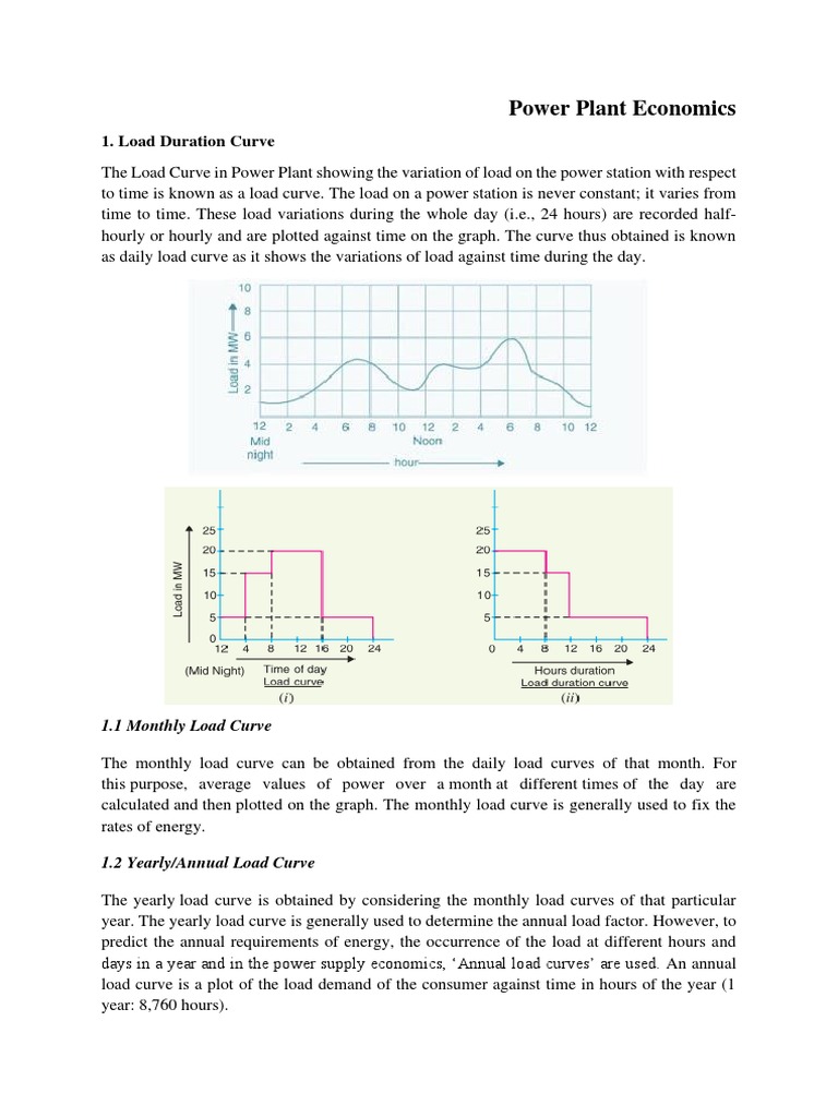 Lec-12 - MCE 4805 - Power Plant Economics | PDF | Power Station | Demand