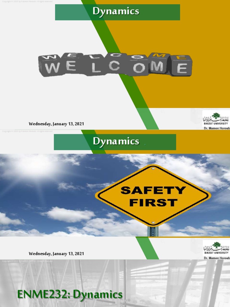 CH17 - Planar Kinetics of A Rigid Body Force and Acceleration - Dynamic | PDF | Rotation Around ...