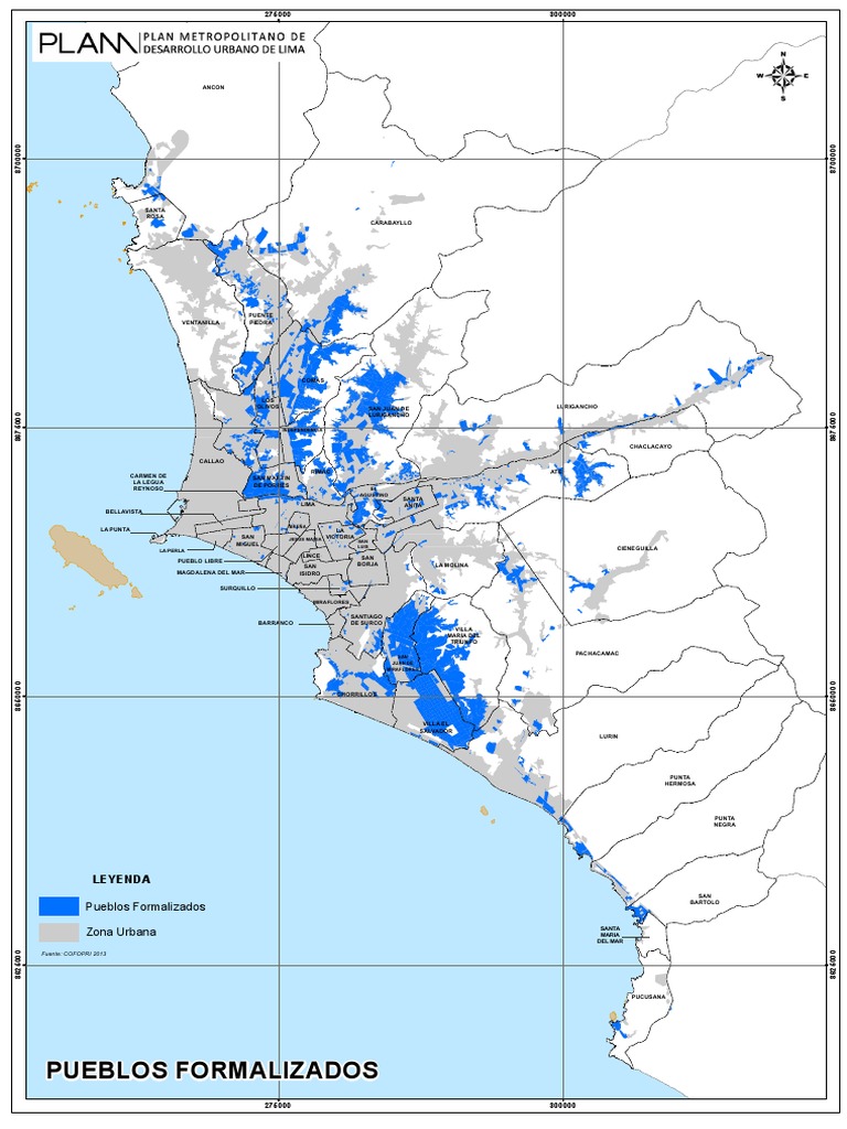 Pueblos Formalizados Cofopri | PDF | Lima
