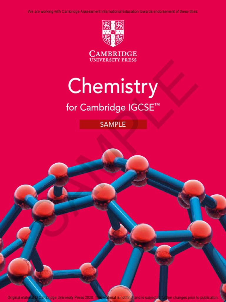 Preview Chemistry Igcse Pdf Chemical Reactions Saturn