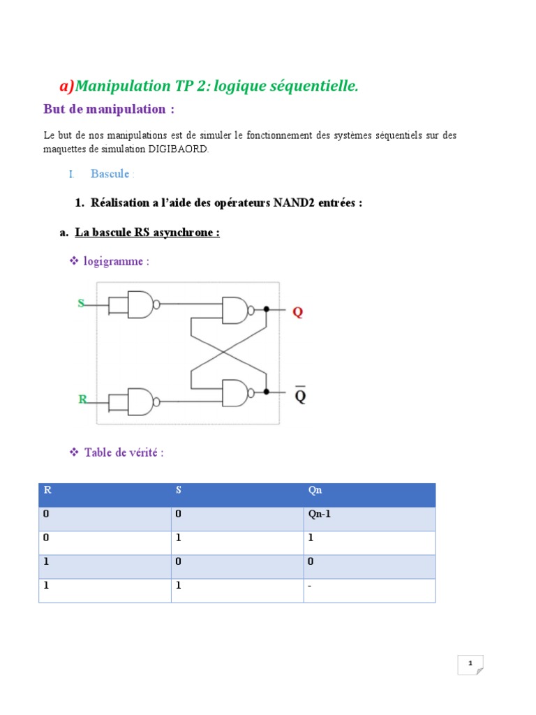 Simulation de Systèmes Séquentiels avec DIGIBOARD | PDF | Ingénierie électronique | Architecture ...