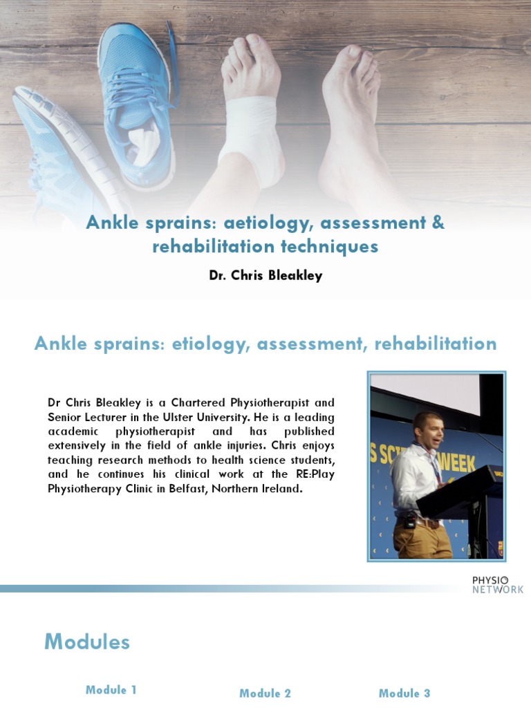 Ankle Sprain Etiology, Diagnosis and Rehabilitation | PDF | Ankle | Foot