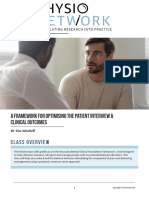 Musculoskeletal Clinical Translation Framework | PDF | Pain | Neuroscience