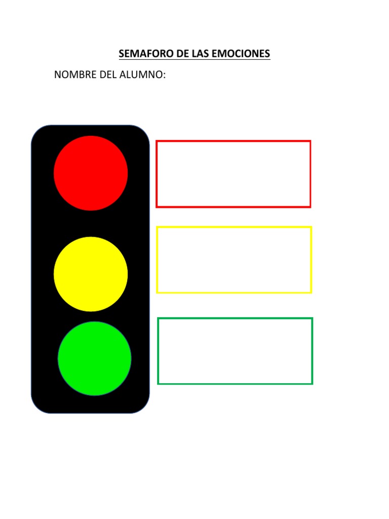 Semaforo de Las Emociones | PDF