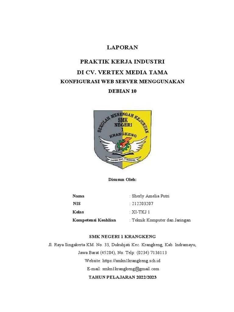 LAPORAN Baru Sherly Amelia Putri XI TKJ-1 | PDF LAPORAN Baru Sherly Amelia Putri XI TKJ-1 | PDF