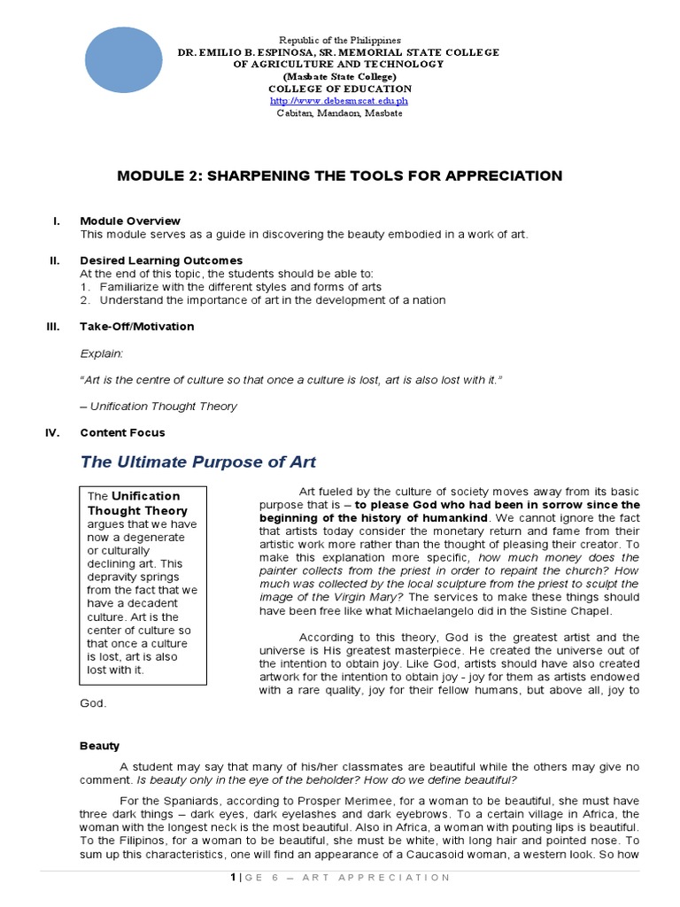 GE 6 Module 2 | PDF | Yellow | Color
