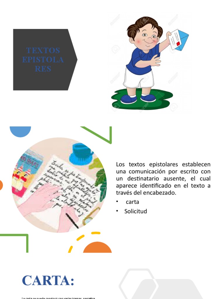 Tipos de textos epistolares: cartas y solicitudes | PDF