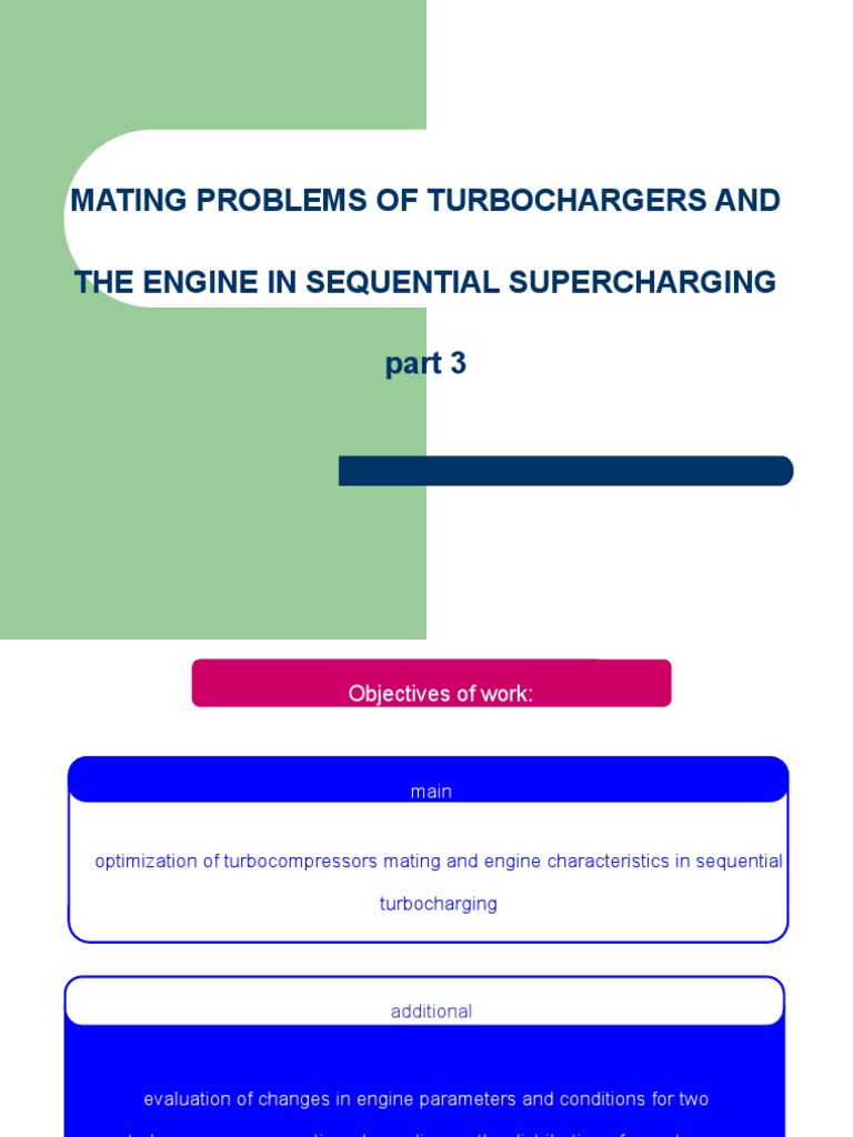 Turbocharger Engine Optimization Study | PDF | Turbocharger | Internal ...