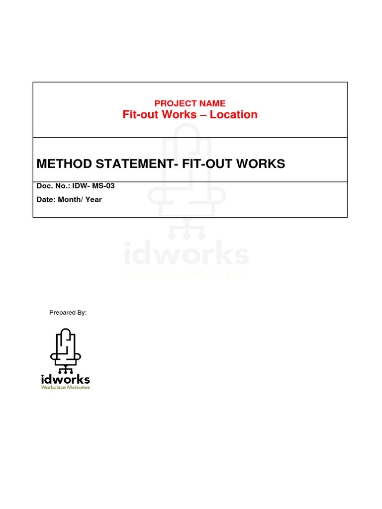Ms 03 Fit Out Works | PDF