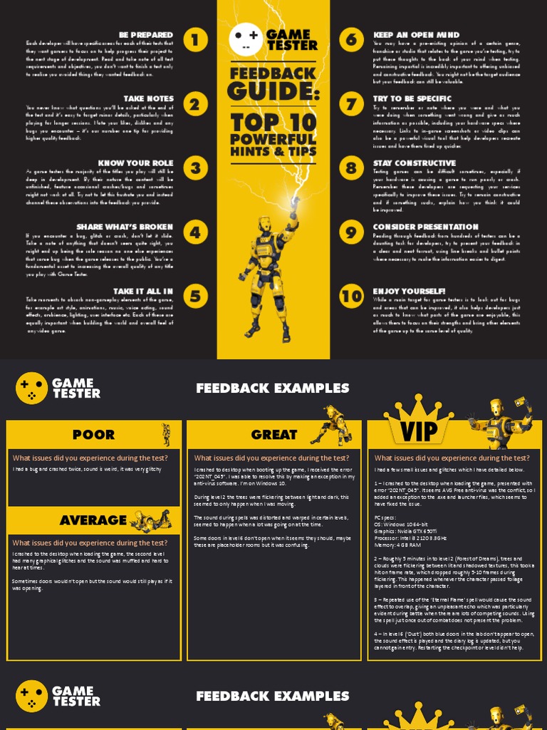 Feedback Tips and Examples | PDF | Software Testing | Software Bug