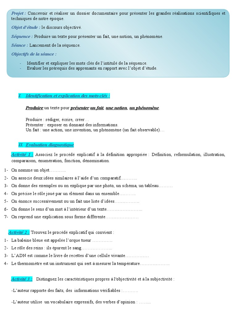 Procédés explicatifs et objectivité | PDF | Philosophie | Sciences et ...