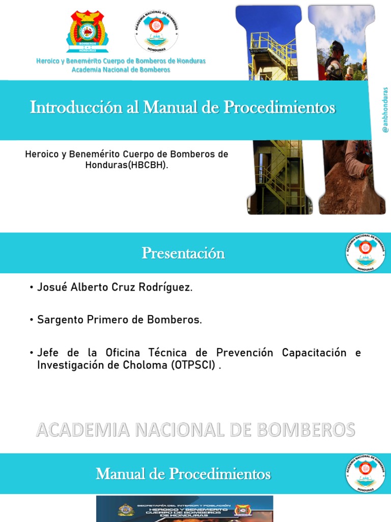 Presentación Manual de Procedimientos | PDF | Bombero