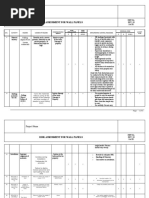 Risk Assesment For Formwork Activity | PDF | Risk | Hazards