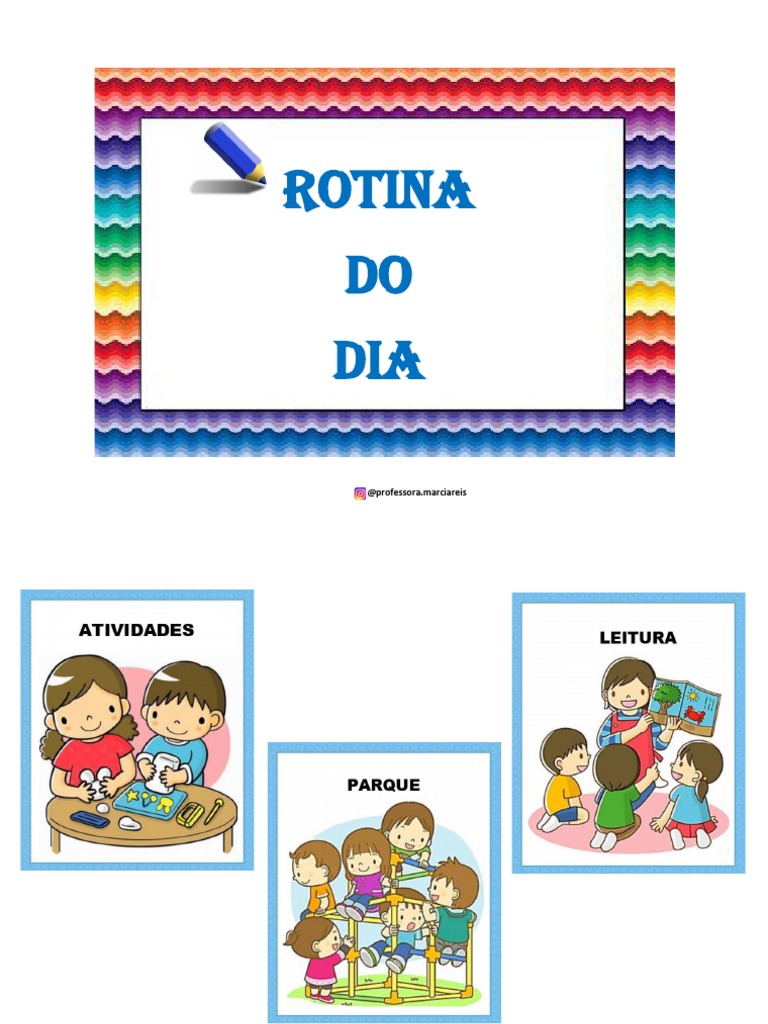 ROTINA e Imagens 3 ROTINA DO DIA | PDF