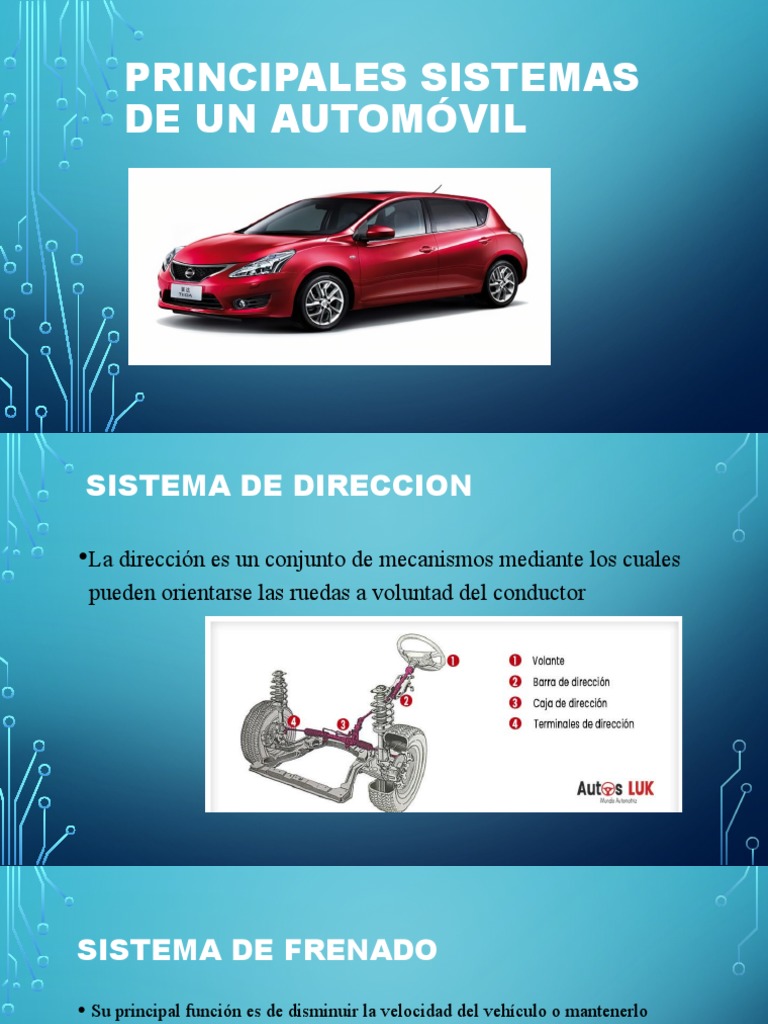 Principales Sistemas de Un Automóvil | PDF