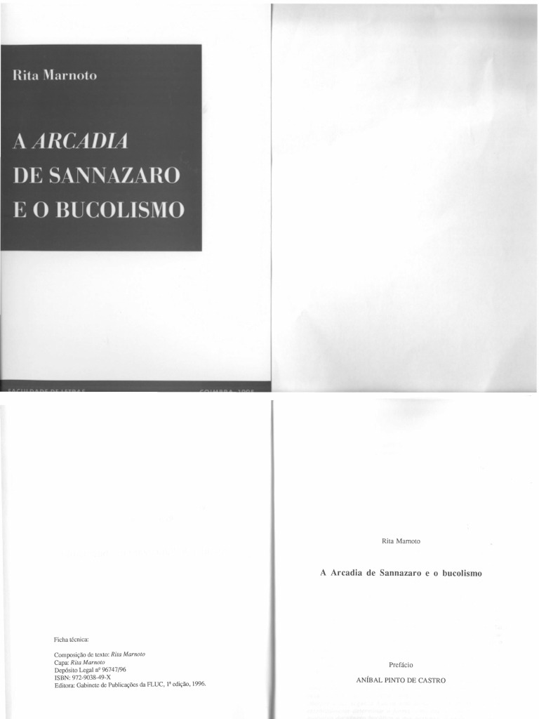 Arcadia de Sannazaro e Bucolismo | PDF | Portugal | Dante Alighieri