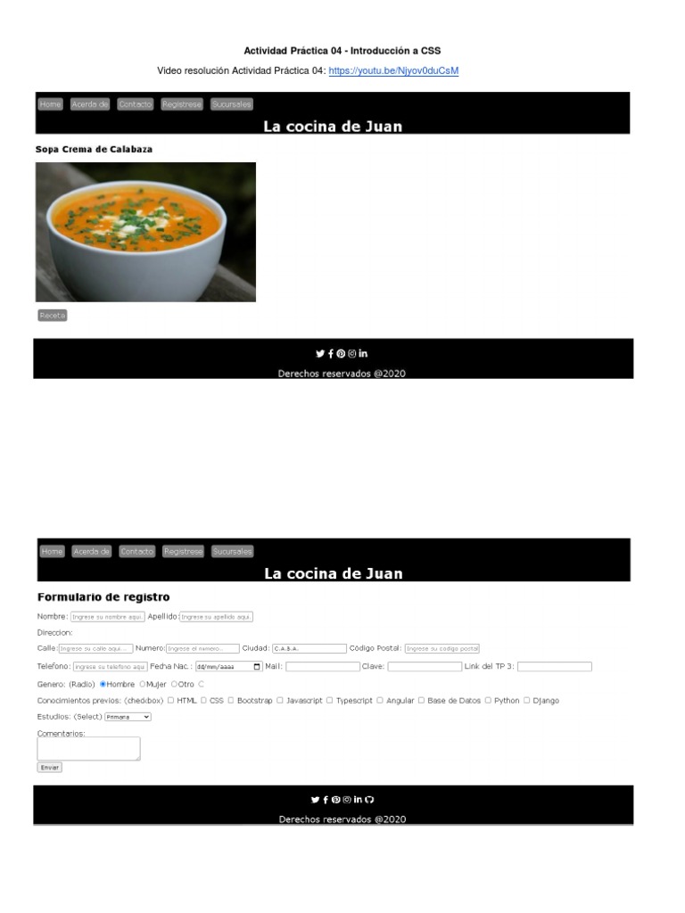 14 - Actividad Práctica 04 - Introducción A CSS | PDF | Negocios