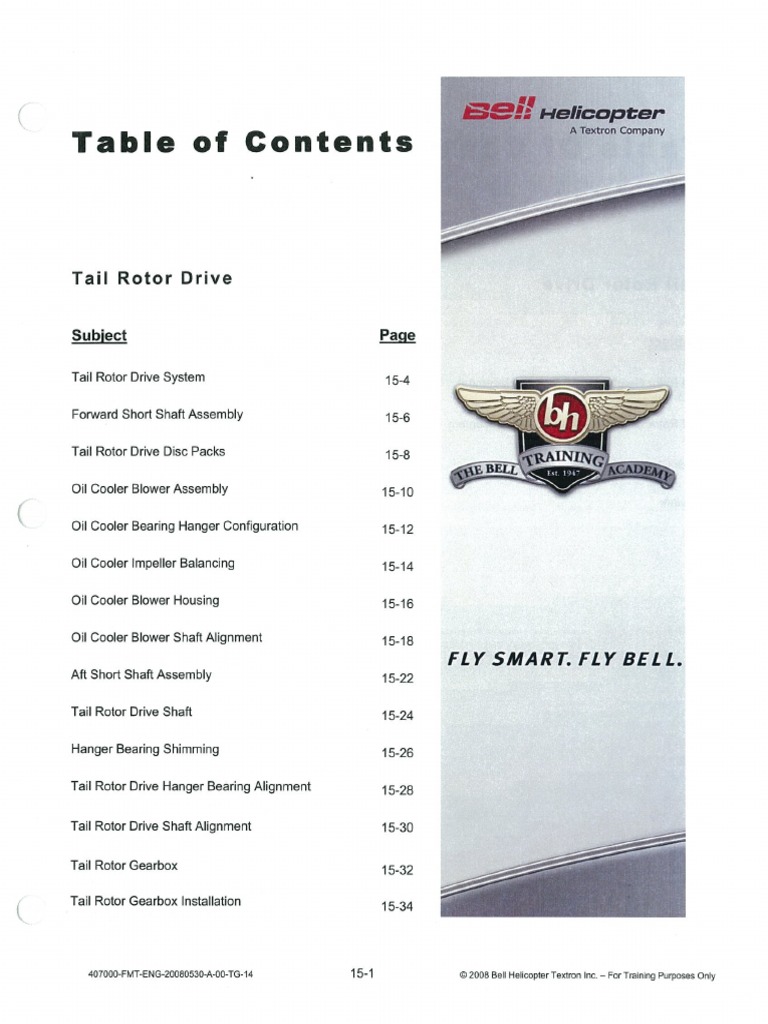 Tail Rotor Drive | PDF