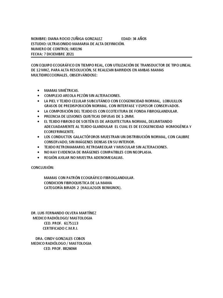 Ultrasonido Udm | PDF | Pecho | Ultrasonido médico