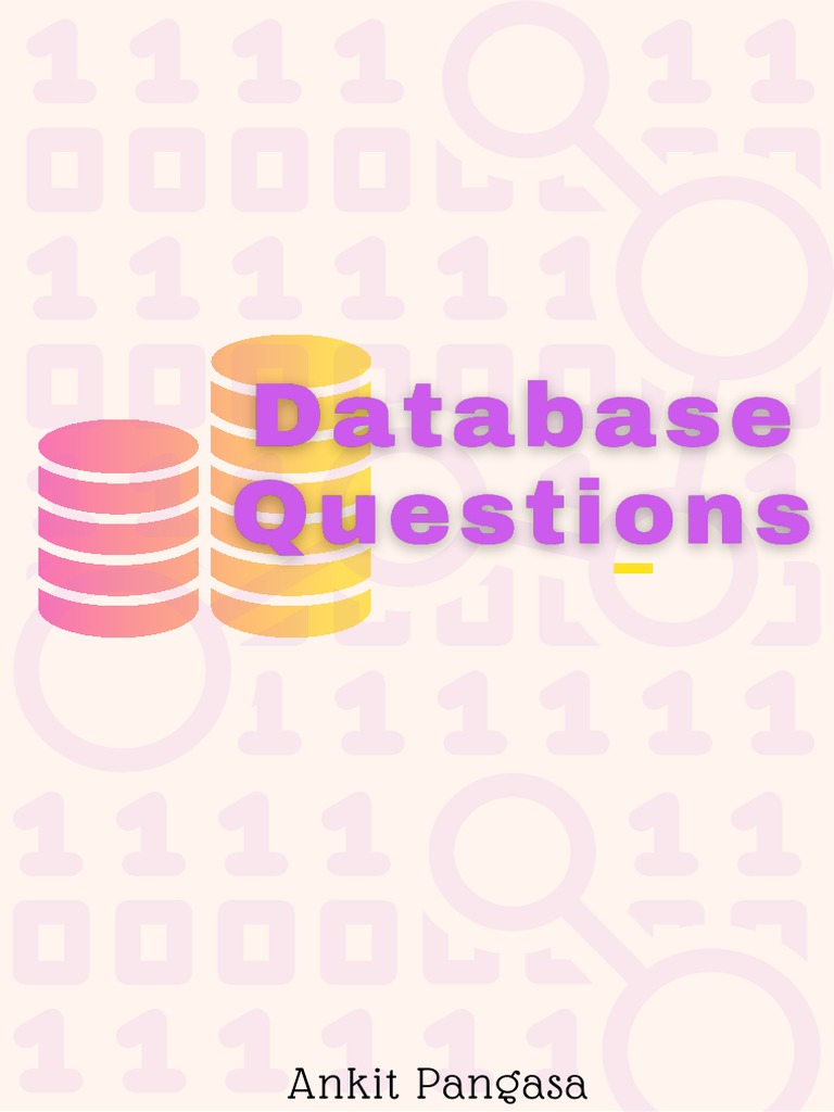 Database Questions 1675227063 Pdf Table Database Data Management
