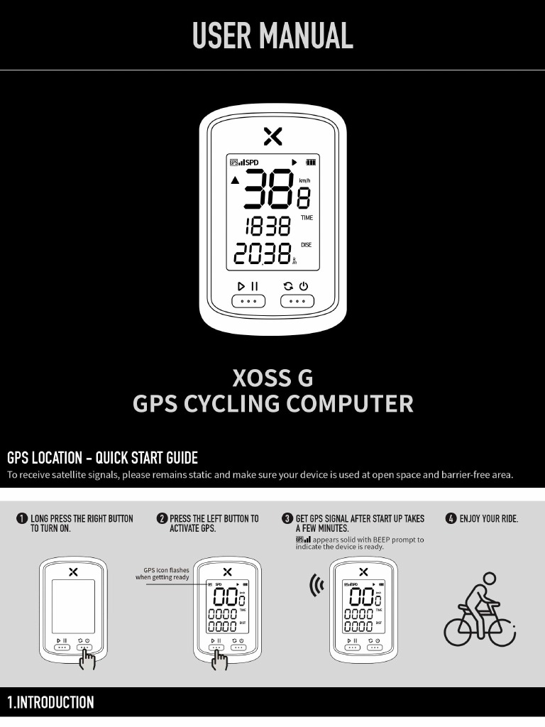 Xoss G Manual en | PDF