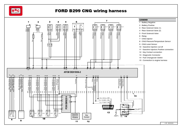 M Ford B299 VPVehicle w-8 en | PDF | Fuel Injection | Rotating Machines