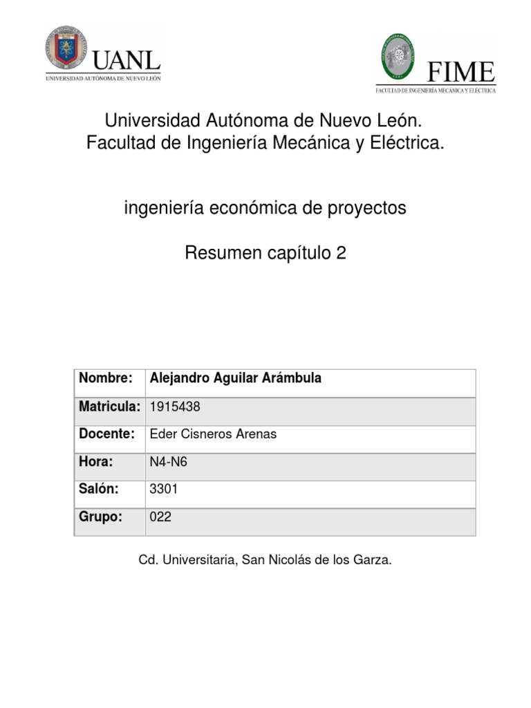 Resumen Cap 2 Alejandro Aguilar | PDF