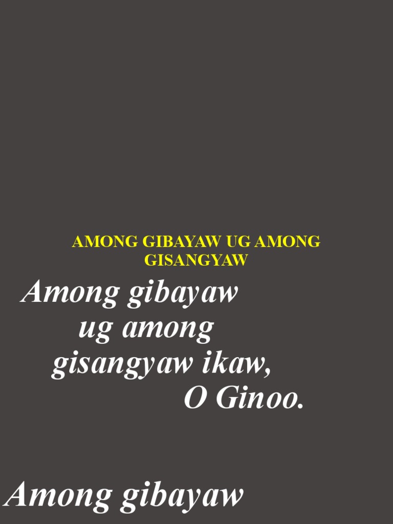 Bisaya Mass Flow | PDF