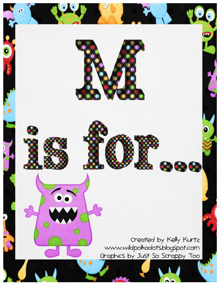 Fun Monster-Themed Activities for Kids | PDF | Wellness