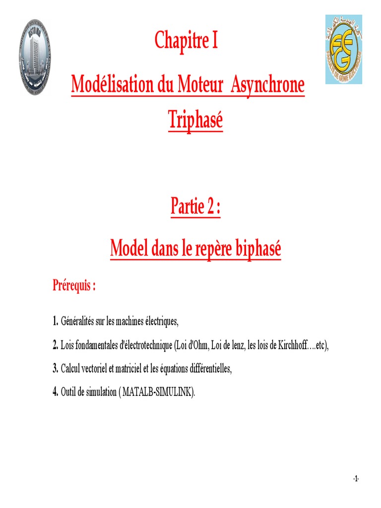 Chap Mod MAS - Partie 2 - Version Corrigé | PDF | Électromagnétisme | Équations