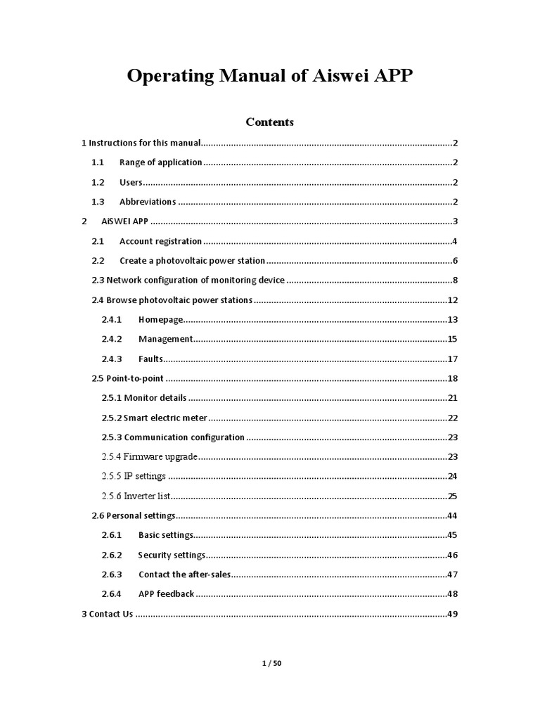Aiswei App User Manual - en - 20200303 | PDF | Wi Fi | Computer Network