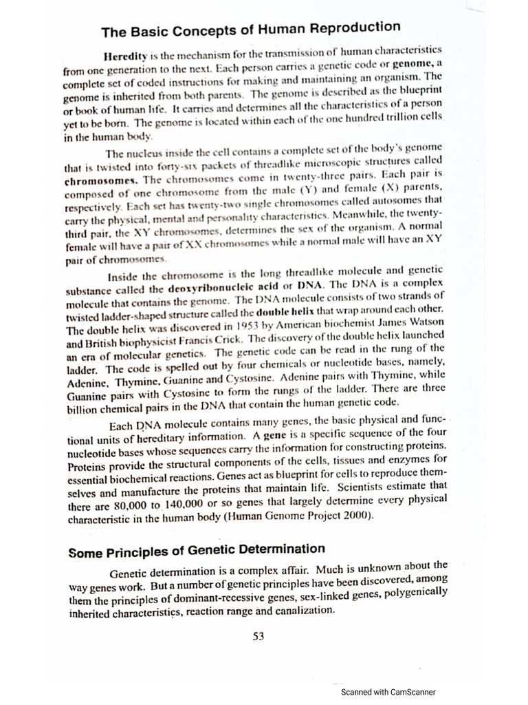 Basic Concepts of Human Reproduction | PDF