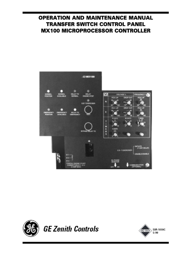 Zenith Controls ISO R-1000C 5 - 99 PDF | PDF