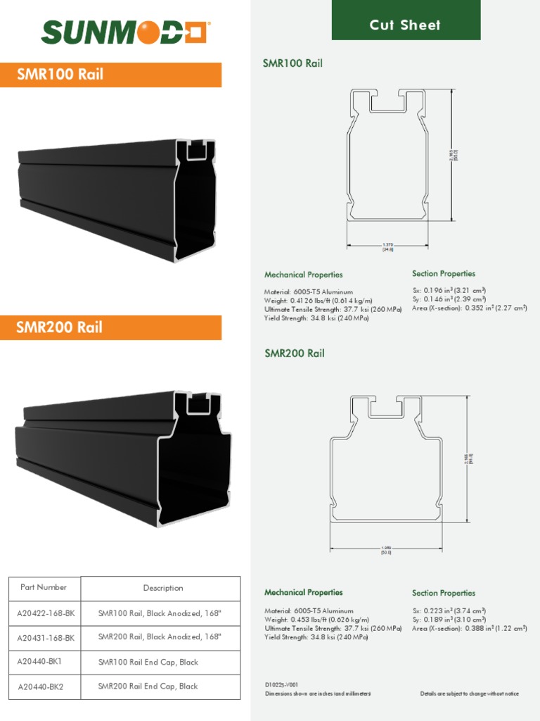 SMR System DataSheet | PDF | Building Materials | Mechanical Engineering