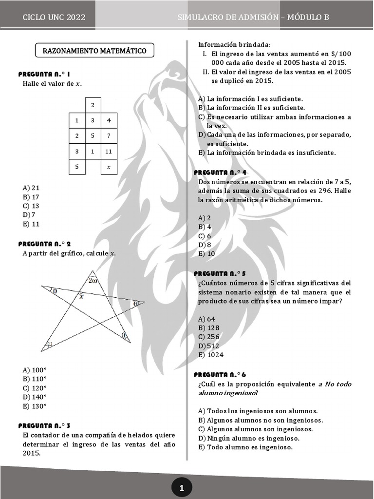 Examen Simulacro - MÓDULO B6 | PDF | Polaridad química