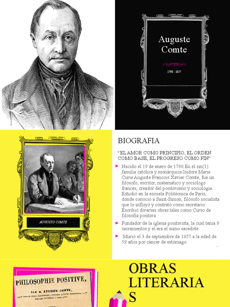 Auguste Comte Biografia