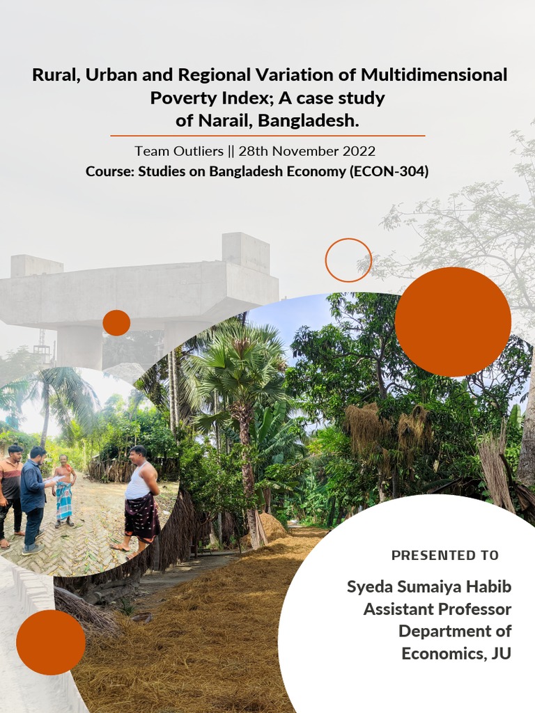 Rural, Urban and Regional Variation of Multidimensional Poverty Index A Case Study of Narail ...