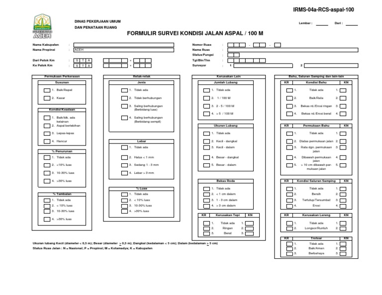 Form Irms Provinsi | PDF